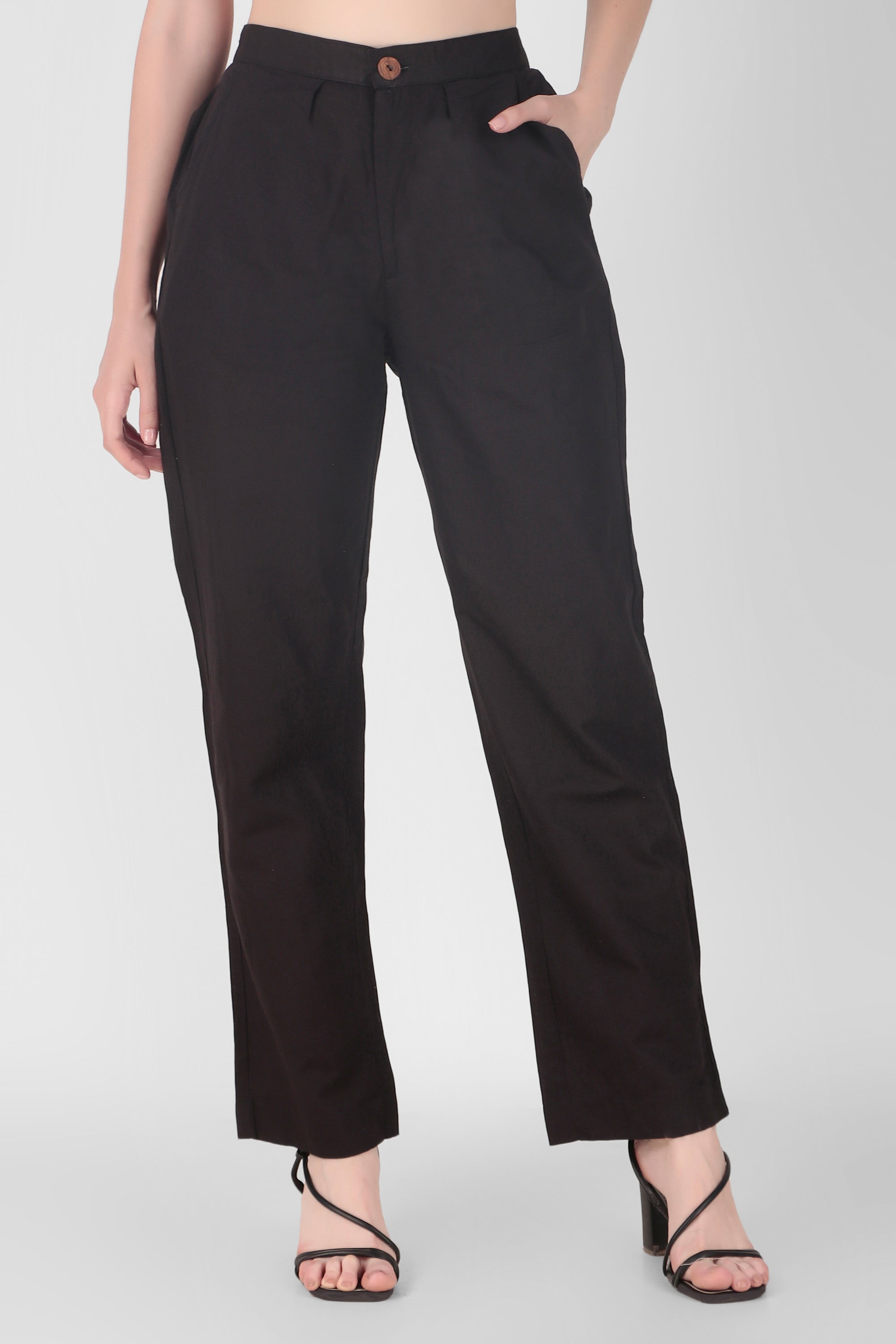 Everday Linen Pants - Black – Interweave